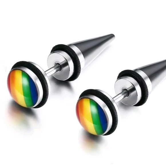 Fashion Jewelry | Jewelry | Lgbt Rainbow Gay Pride Lip Nose Studs ...